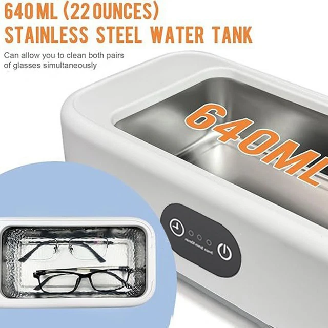 FAKE TEETH MACHINE Ultrasonic Cleaner Professional Jewelry for Glasses ...