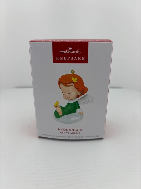 HALLMARK KEEPSAKE 2025 HYDRANGEA MARY'S ANGELS - Christmas Ornament ...
