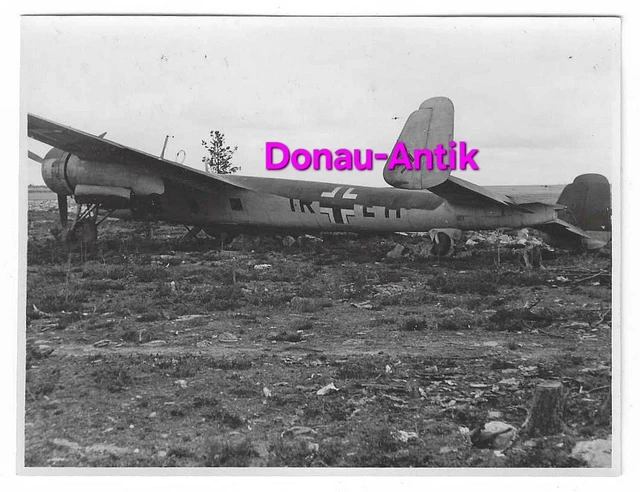 FOTO FLUGZEUG FLIEGER Kennung Baltenkreuz Alakurtti Russland Notlandung ...