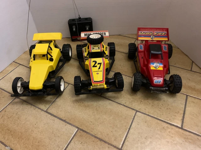 VINTAGE RC TYCO Mini Hopper x 2, Nikko Mini Lobo Pup Car Radio ...