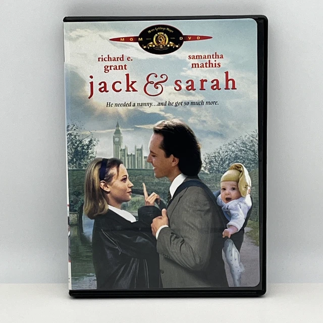 JACK & SARAH (DVD, 1996, Full Screen) Richard Grant, Samantha Mathis ...
