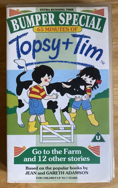 TOPSY AND TIM Bumper Special Vhs Video - Go To The Farm And 12 Other ...