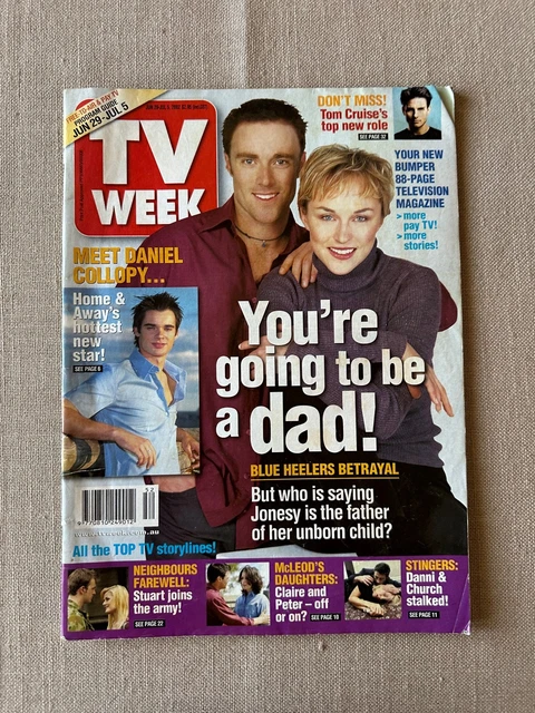 VINTAGE TELEVISION - "Australian TV Week" Jun 2002 Canadian rock band ...