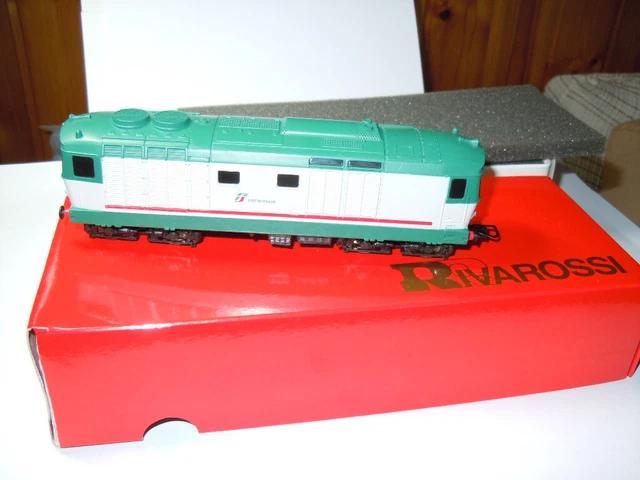RIVAROSSI H0 TRENO Fs Locomotore Diesel D445 1052 Doppio Cardanic ...