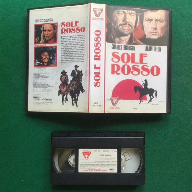 VHS SUN RED Movie Charles Bronson Alain Delon U.Andress CREATIONS (1986 ...