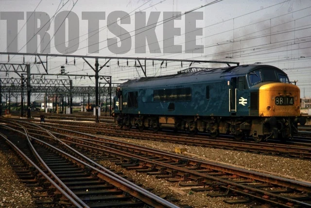 35MM SLIDE BR British Rail Diesel Loco Class 46 46034 Crewe 1976 ...