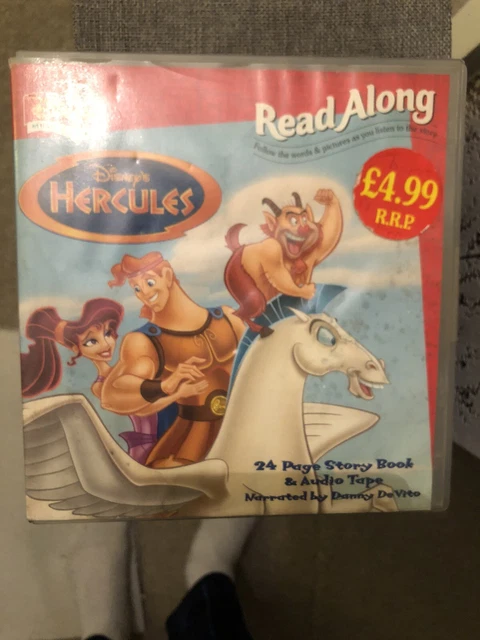 DISNEY’S HERCULES - Read Along story book + Audio tape narrated by ...