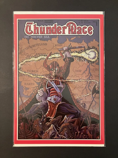 THUNDER MACE #1 (Rak Grahics 1986) 1Ère Apparition Chakan The Forever ...