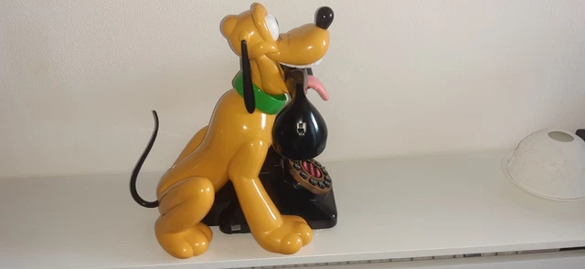 VINTAGE RETRO DISNEYS Pluto Talking Animated Telephone 1990's £45.00 ...