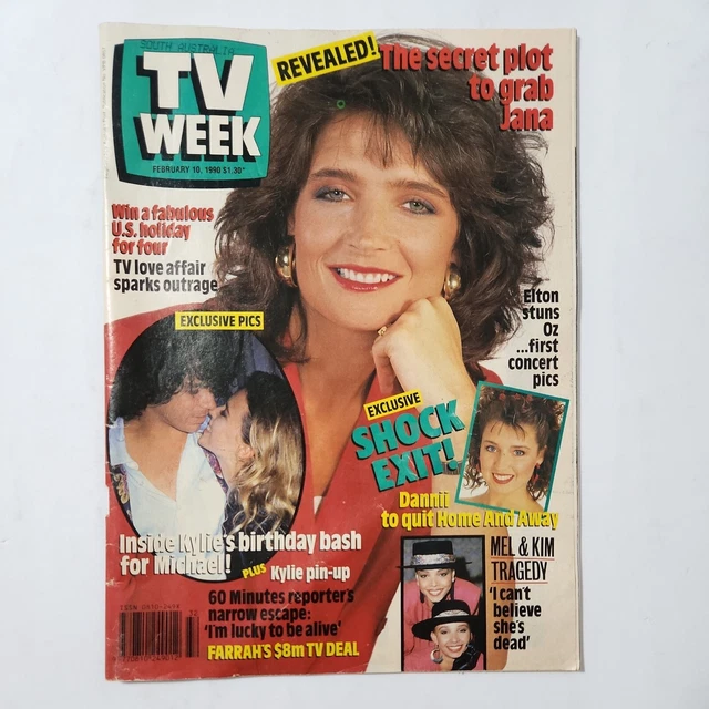 TV WEEK - Vintage South Australian Magazine February 10, 1990 JANA ...