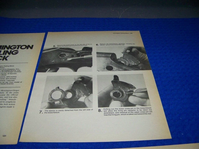 REMINGTON ROLLING BLOCK (Series) Rifle..field Strip & Reassembly Tips ...