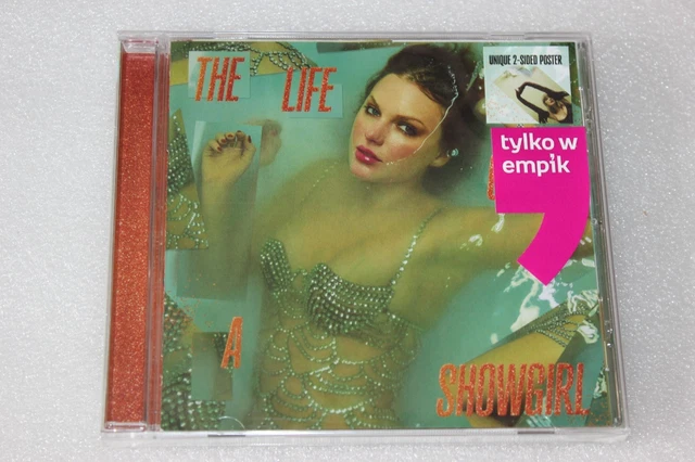 TAYLOR SWIFT - The Life Of A Showgirl CD NEW POLISH STICKERS $43.38 ...