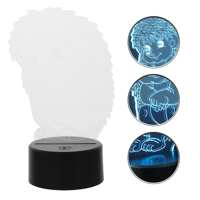 3 D DESK Lamp Cute Led Creative Animal Decorative Light 3D Night £15.69 ...