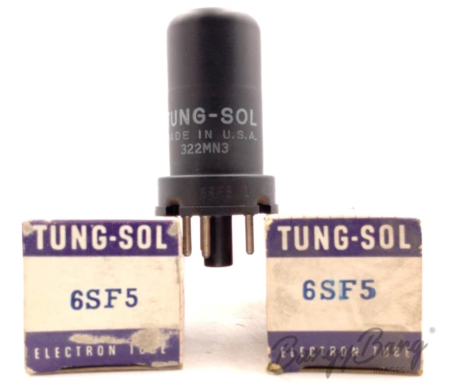 2 TUNG-SOL 6SF5/CV1972 High Gain Audio-Frequency Amp. Audio Vacuum Tube ...