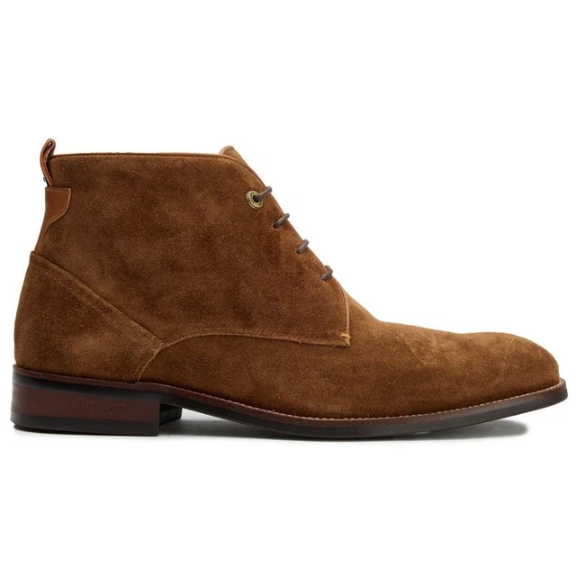 SIMON CARTER MENS Allos Chukka Chukka Boots Tan £62.00 - PicClick UK