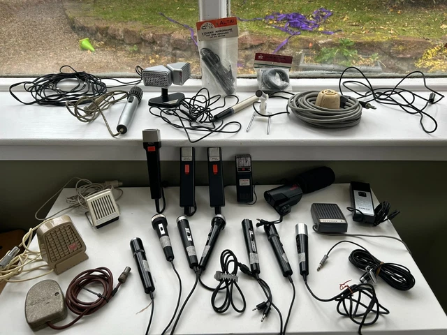 JOB LOT - 1960s to 1980s Tape Recorder and other Mixed Mics £13.09 ...