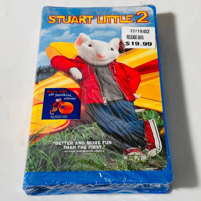STUART LITTLE 2 - Clamshell VHS - New Factory Sealed £10.17 - PicClick UK