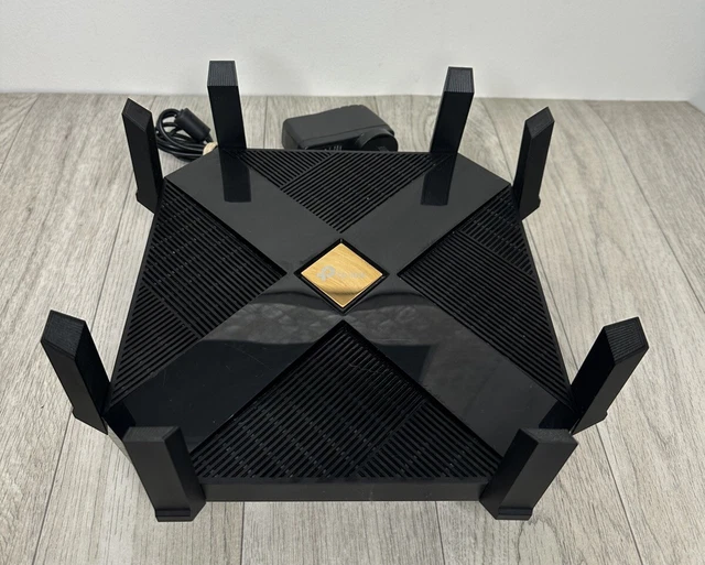 TP-LINK ARCHER AX6000 Black Next-Gen Wi-Fi 6 Gigabit Dual Band Router ...