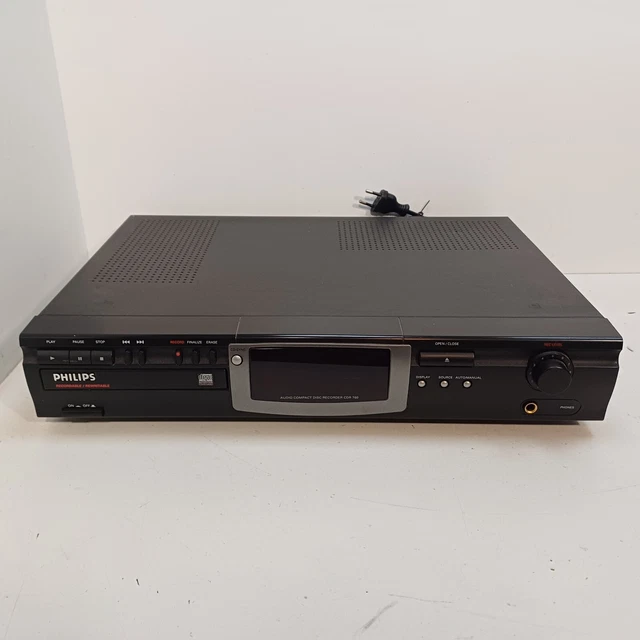 PHILIPS CDR 760 Audio Compact Disc Recorder -TESTED- Digital (Optical ...