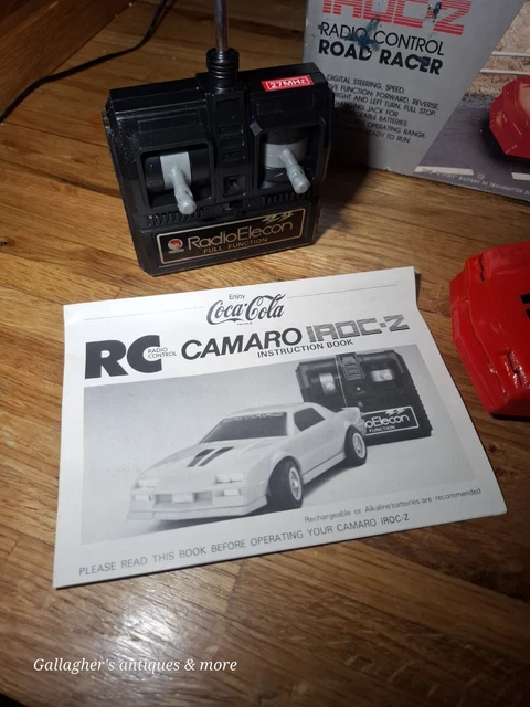NOS COCA-COLA RC CAR Chevrolet Camaro IROC-Z SHINSEI Radio Elecon Japan ...