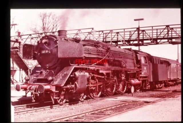PHOTO GERMAN Railway Steam Loco 001 111 1973 In Schwandorf £3.00 ...