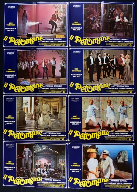 FOTOBUSTE IL PETOMANE Ugo Tognazzi Mariangela Melato Caprioli ...