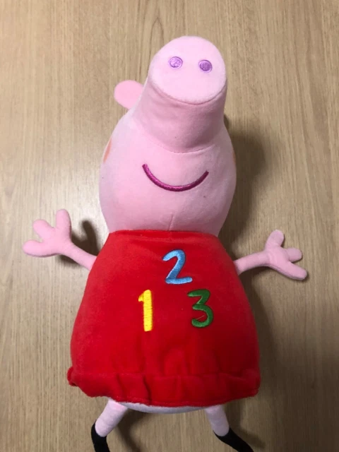 LARGE PEPPA PIG - 123 Talking Peppa Pig 15" Soft Plush Toy £5.00 ...