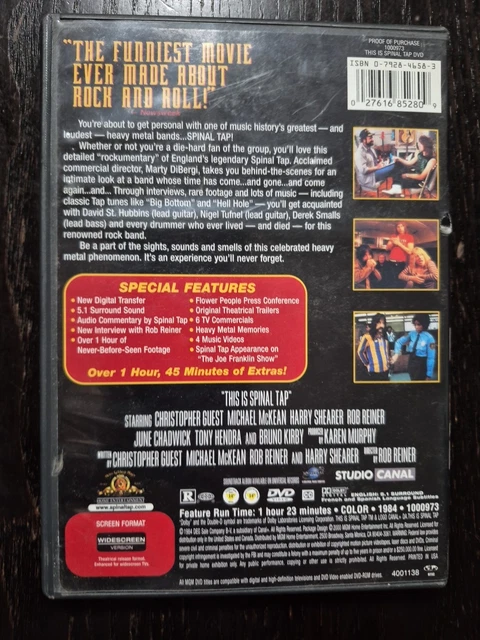 THIS IS SPINAL Tap (DVD) $5.00 - PicClick CA