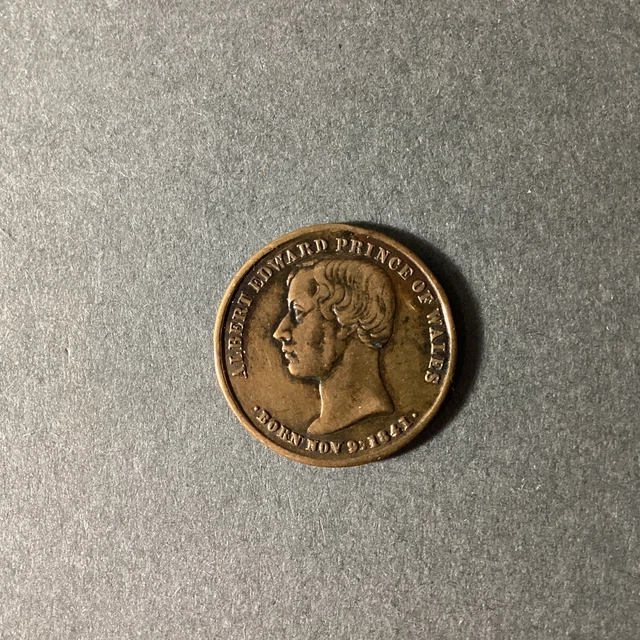 ANTIQUE COMMEMORATIVE TOKEN Wedding Of Prince Albert & Princess ...