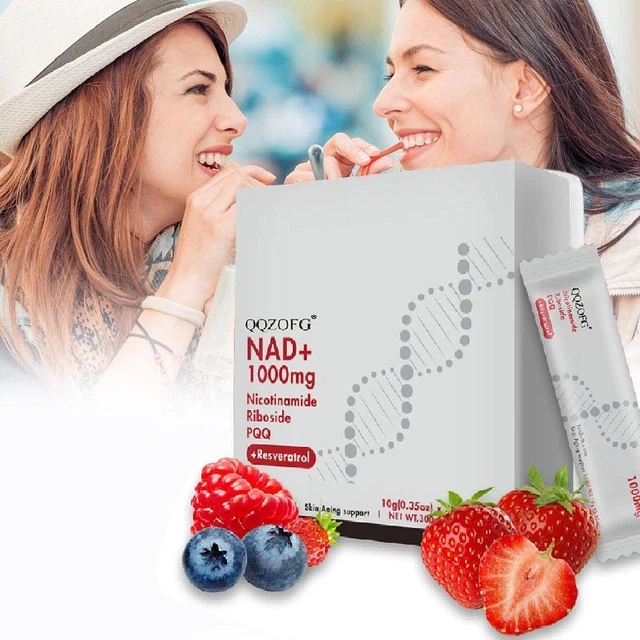 BULKSUPPLEMENTS NAD+ POWDER-NICOTINAMIDE Riboside Resveratrol 1000mg ...