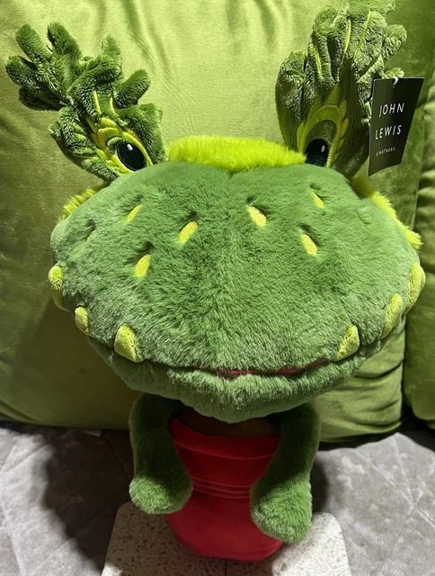 JOHN LEWIS CHRISTMAS 17” Snapper Venus Fly Trap Plush Soft Toy BNWT ...