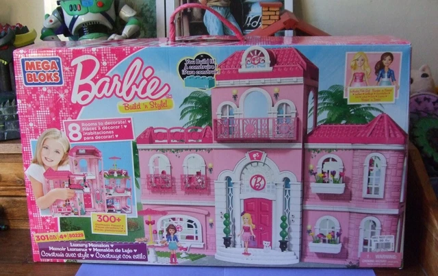 BARBIE MEGA BLOCKS Dollhouse Luxury Mansion Boxed £95.67 - PicClick UK