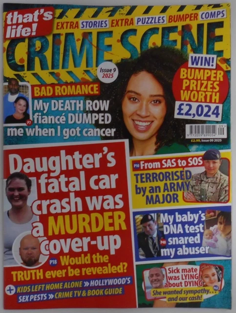 REAL LIFE SPECIAL magazine That's Life Crime Scene #9 2025 Murder cover ...