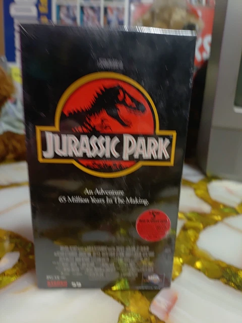 JURASSIC PARK MOVIE VHS Tape Factory Sealed NEW First Print 1993 MCA ...