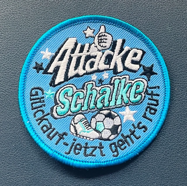 AUFNÄHER / PATCH - Schalke - Fußball - Wappen - Emblen EUR 3,50 - PicClick DE