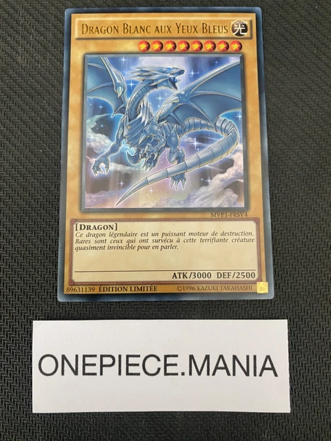 CARTE YU-GI-OH! DRAGON Blanc aux Yeux Bleus MVP1-FRSV4 Ultra Rare EUR 3 ...