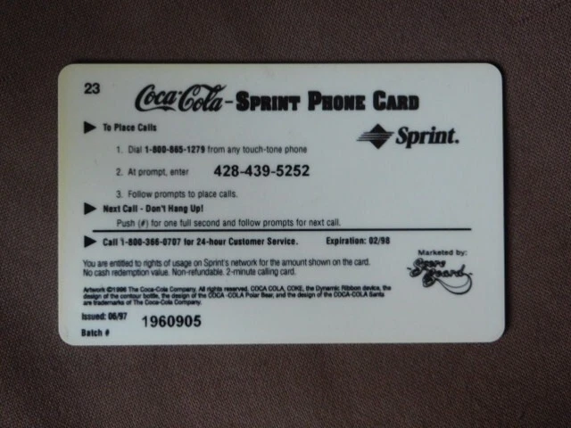 PREPAID KAART USA Sprint - COCA-COLA EUR 1,00 - PicClick FR PREPAID KAART USA Sprint - COCA-COLA EUR 1,00 - PicClick FR