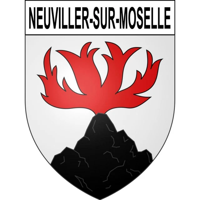 NEUVILLER-SUR-MOSELLE 54 VILLE sticker blason écusson autocollant adhésif EUR 6,99 - PicClick FR