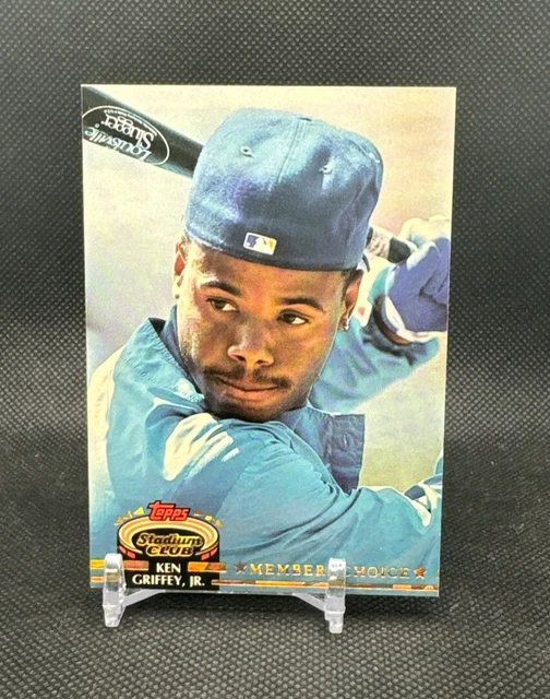 1992 TOPPS STADIUM Club #603 Members Choice Ken Griffey Jr. Seattle ...