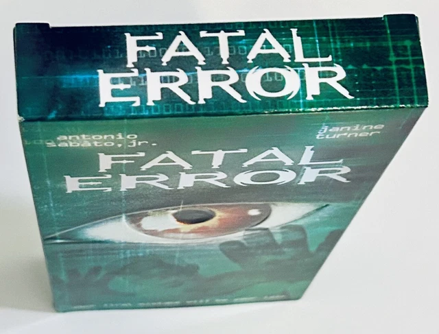 FATAL ERROR (VHS, 1999) Horror Sci-Fi Antonio Sabato Jr Artisan TV ...