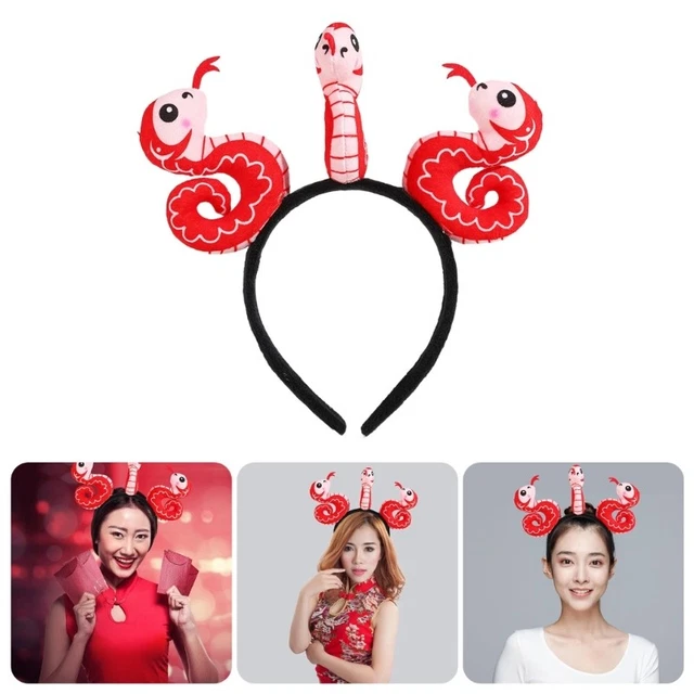 MULTIUSE 3D SNAKE Headband for New Year Celebration Party Gathering ...