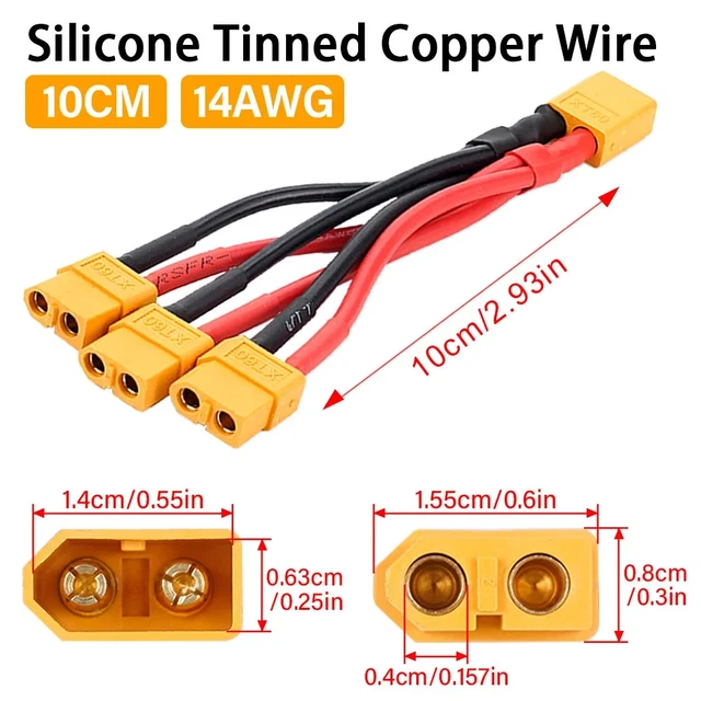 JAKESPECIAL – XT60 Parallel Battery Connectors Set for RC Models EUR 57 ...