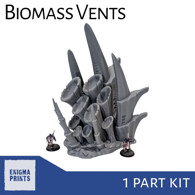BIOMASS VENTS - 28mm Tyranid 3D Printed Terrain for Tabletop Wargaming ...
