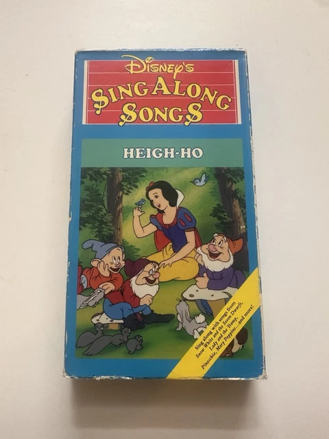 DISNEYS SING ALONG Songs - Snow White: Heigh-Ho (VHS, 1994) EUR 12,43 ...