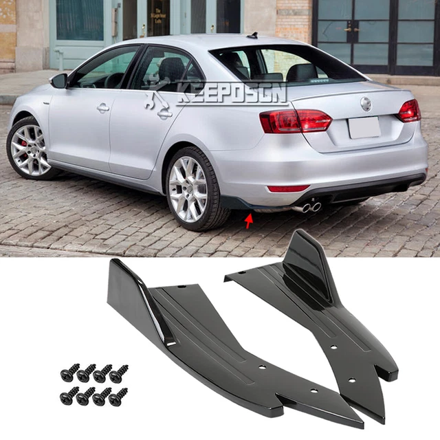 SPORT GLOSS REAR Bumper Spoiler Lip Splitter Diffuser For VW Jetta ...