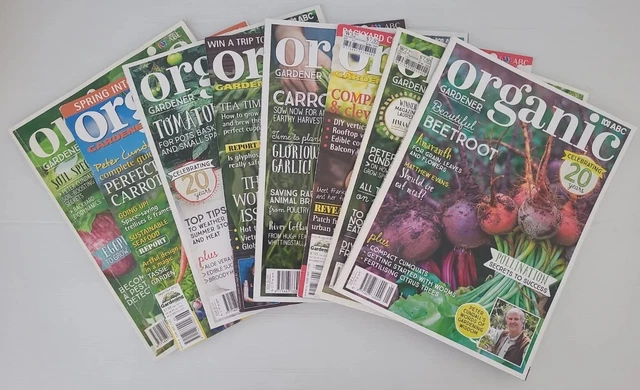 8 ABC ORGANIC Gardener Magazines Issues from 2012-2021 Clean Healthy ...