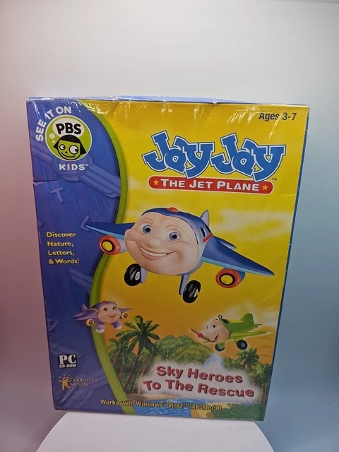LOT OF 2 Jay Jay the Jet Plane PC / Mac Video Games New Sealed Earns ...