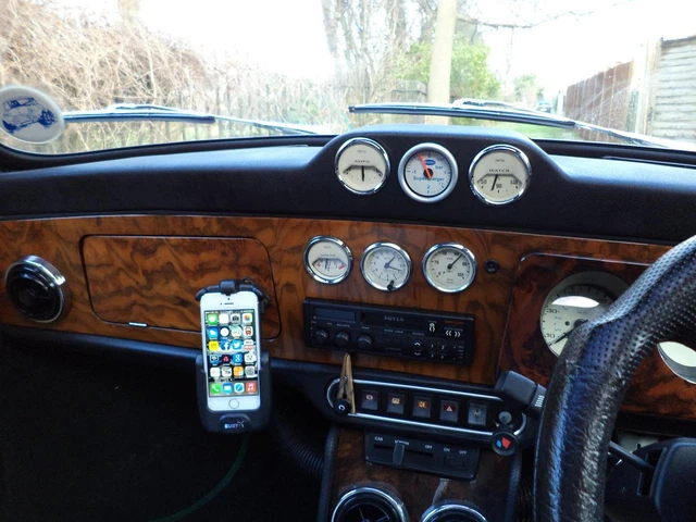 CLASSIC MINI DASH Top Dash Panel With Raised Area For Clocks £180.00 ...