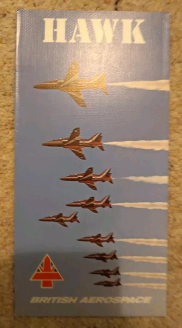 BRITISH AEROSPACE HAWK Information Sheet Card 1980s £5.00 - PicClick UK
