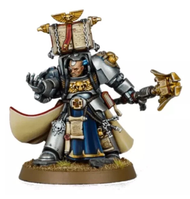 TERMINATOR LIBRARIAN GREY Knights Space Marine New on Sprue Warhammer ...